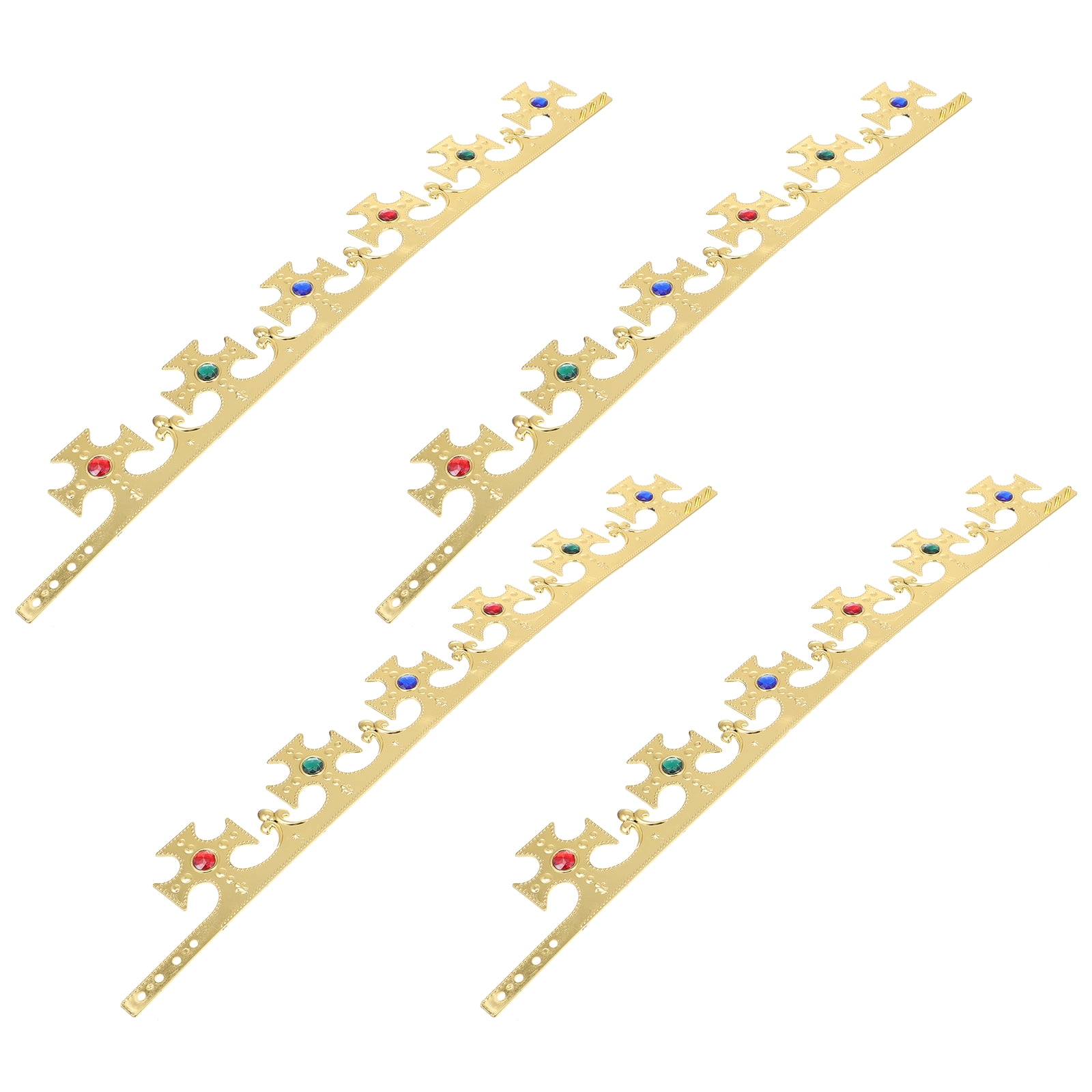 GOOHOCHY Royal Crown Children Prince Crowns Golden 4Pcs 6.7x6.7in ...