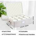 4 Pcs Cup and Mug Storage Box Stemware Storage Cases Containers Holds ...