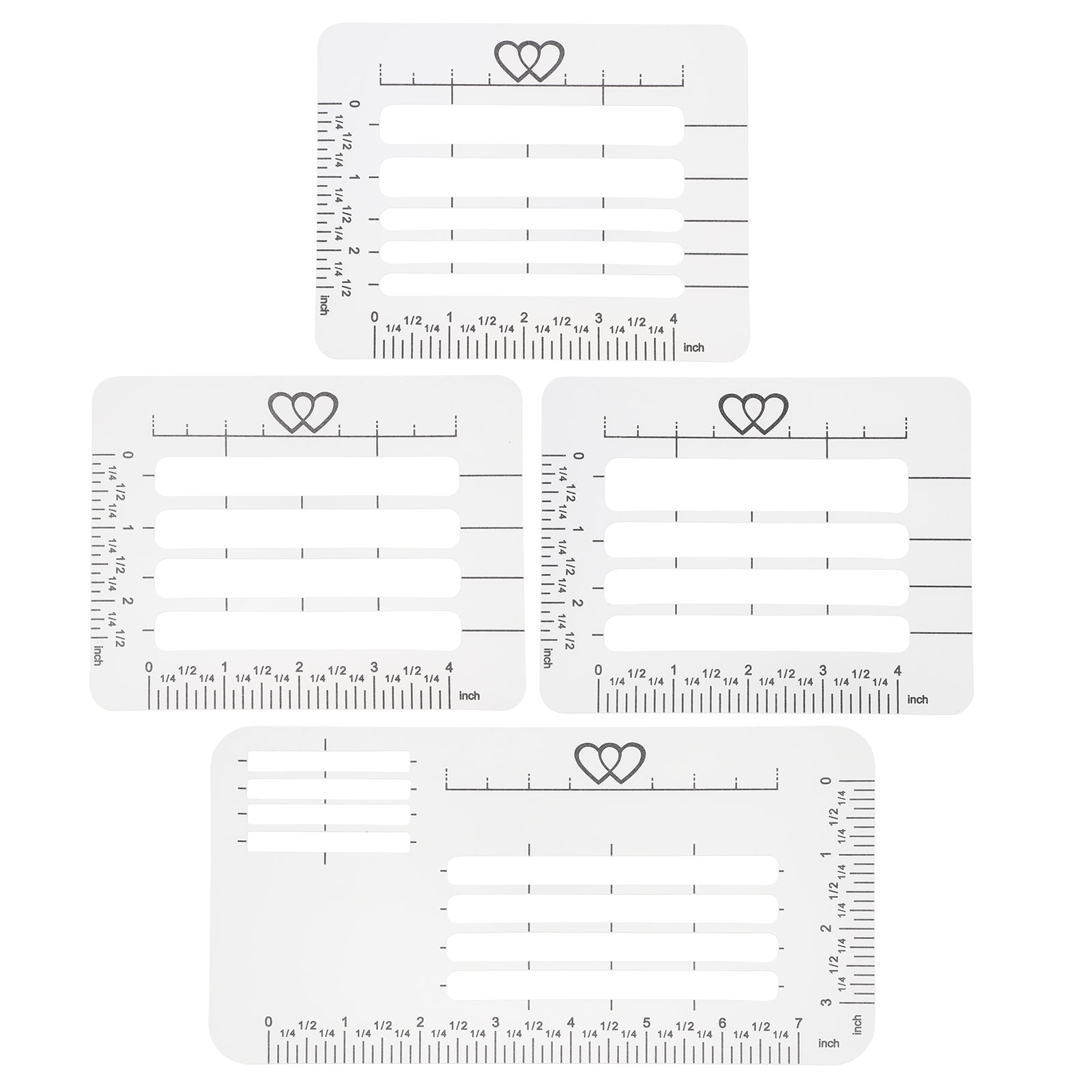 4 Pcs Curb Painting Kit Stencil Vinyl Envelope Making Ruler - Walmart.com