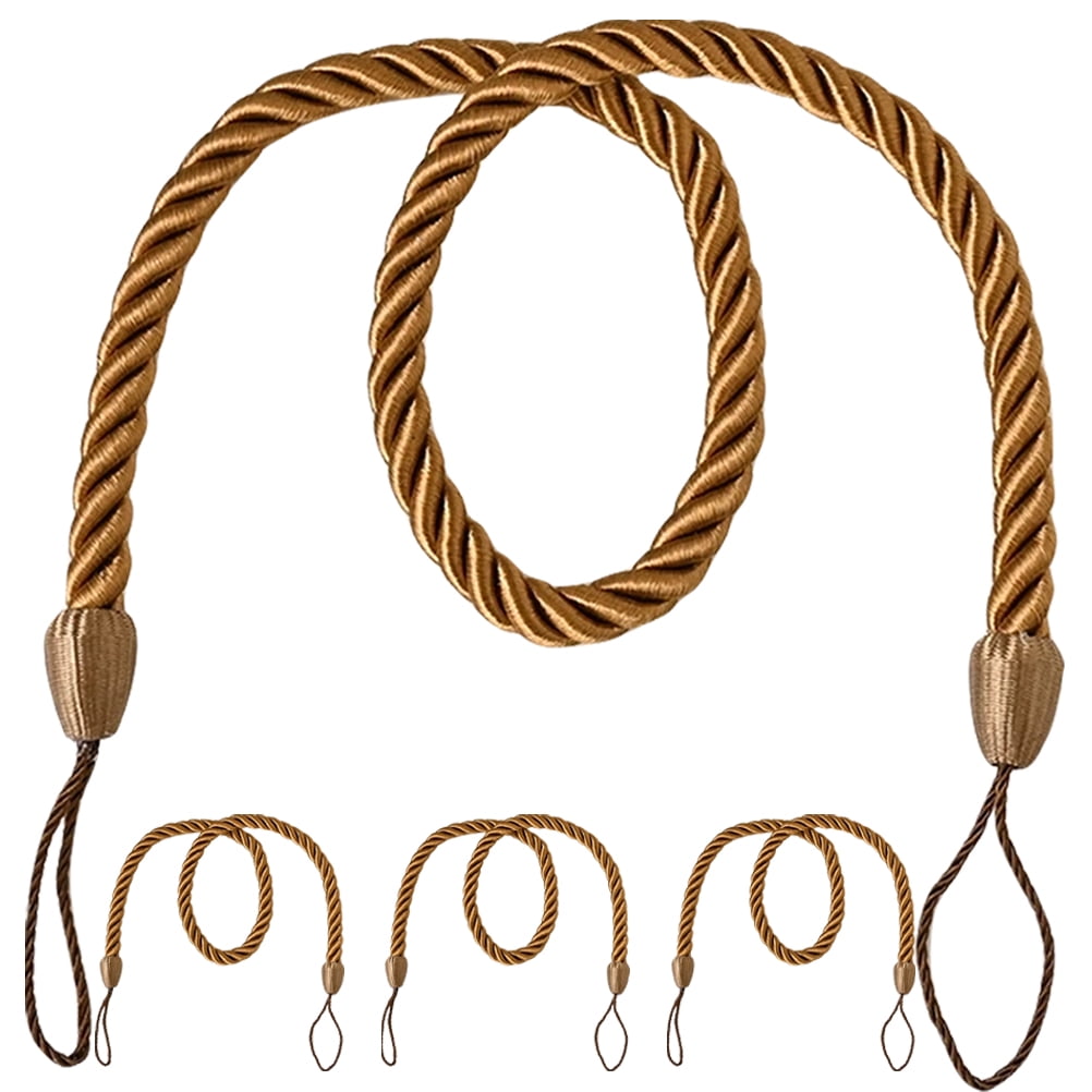 4 Pcs Curtain Oxford Rope Curtains Holdback Belt Tying Tiebacks Decor ...