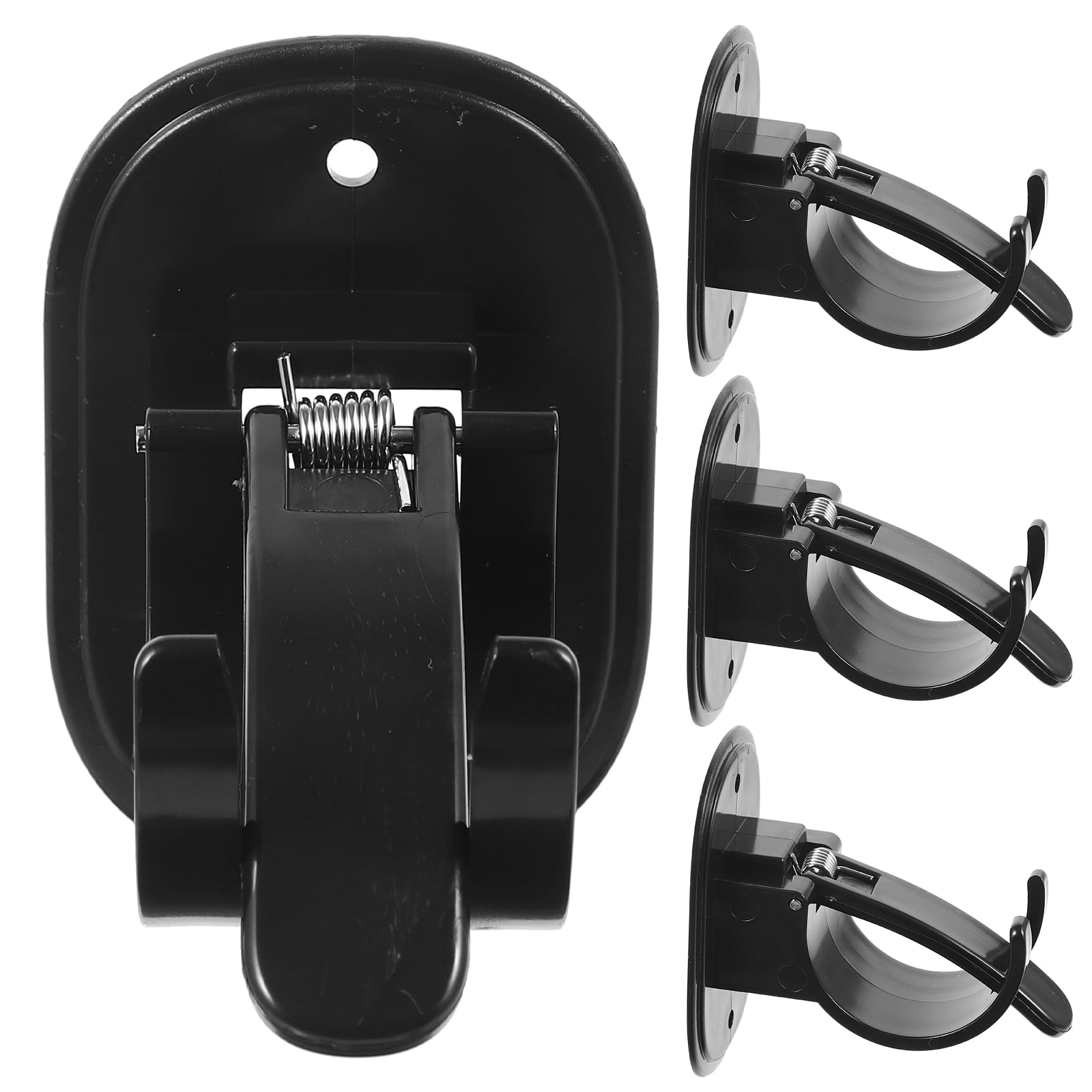 4 Pcs Curtain Rod Hanging Support Hanger Towel Bar Coat Rack for ...