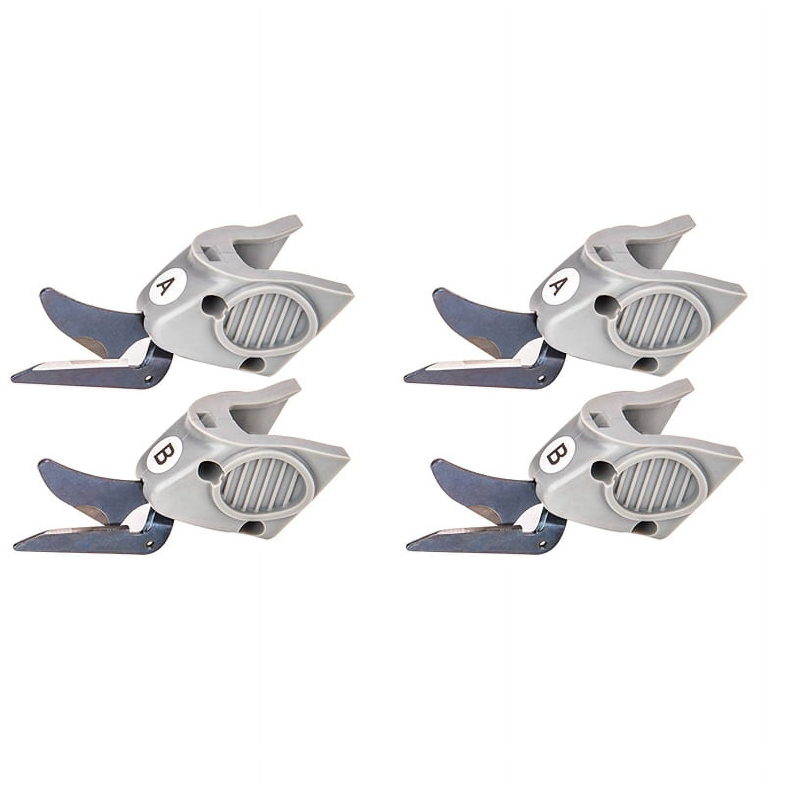 4 Pcs Cutting Fit for Wbt-1 Fabric Electric Scissors Cloth Cutter, 2 ...