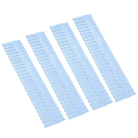 4 Pcs DIY Adjustable Storage Partition Board Plastic Drawer Divider ...
