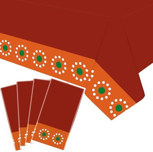 4 Pcs De Barro Mexicanos Birthday Party Tablecloths Supplies, Rectangle ...