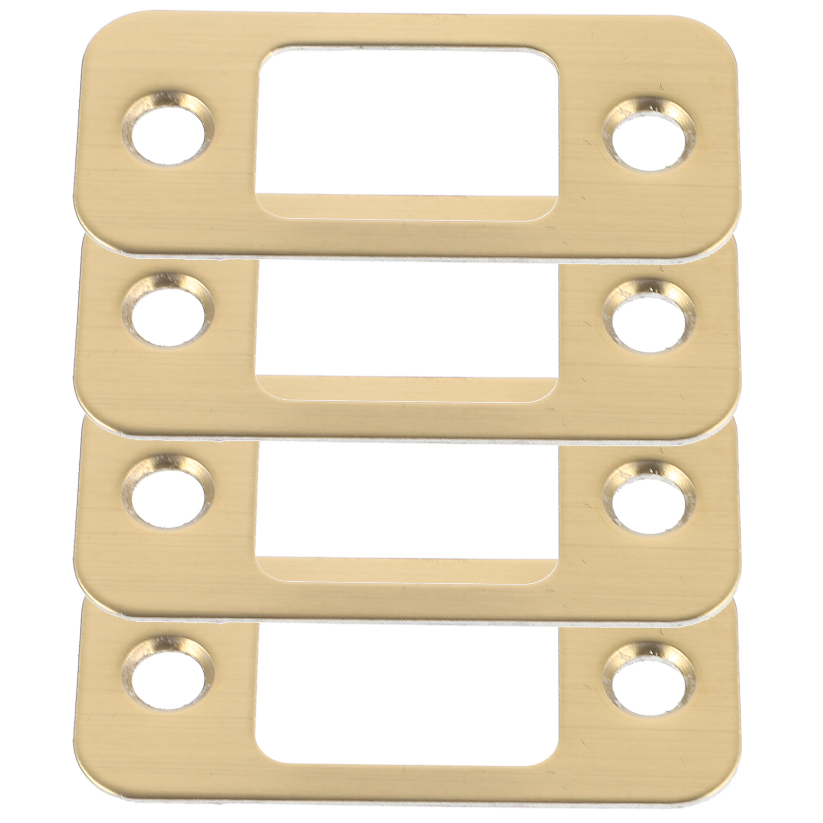4 Pcs Deadbolt Strike Plates for Door Adjustable Lock Accessories ...