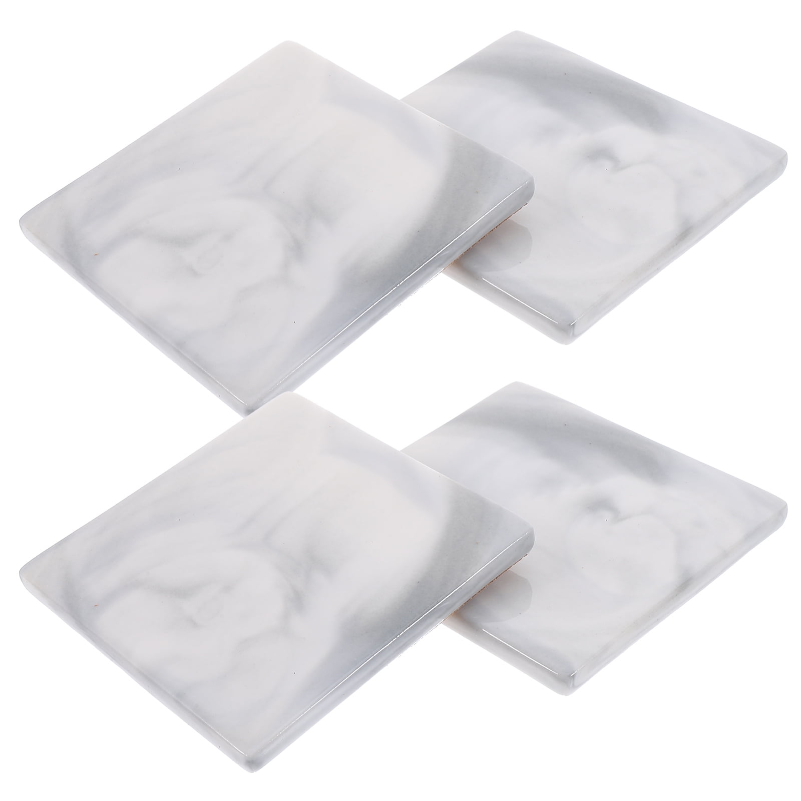 4 Pcs Decor Kitchen Asseriories Kichen Acessories Ceramic Coaster ...