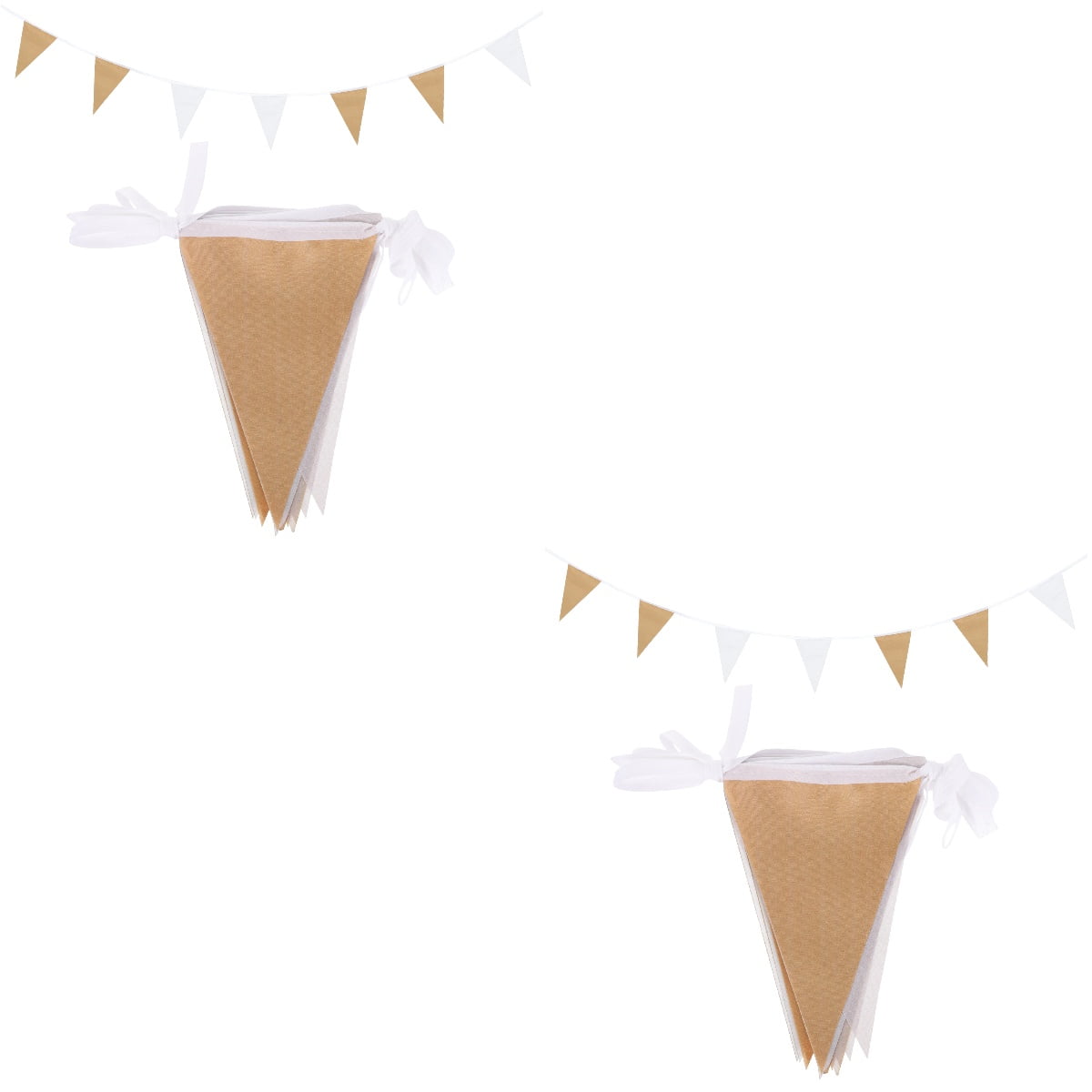 4 Pcs Decorative Bunting Flags Triangle Banners Hanging Garlands Tent ...