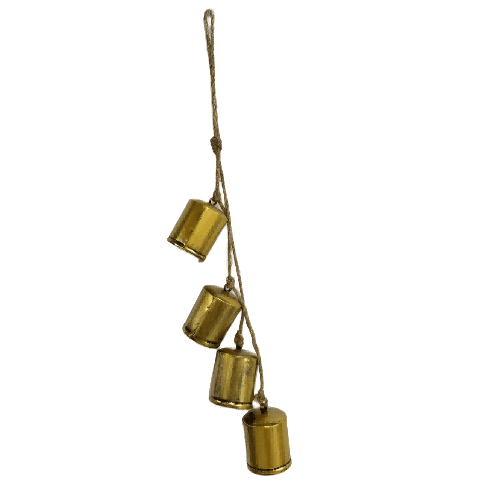 4 Pcs Decorative Cow Bells, Country Rustic Gold Cowbell, Wall Hanging ...