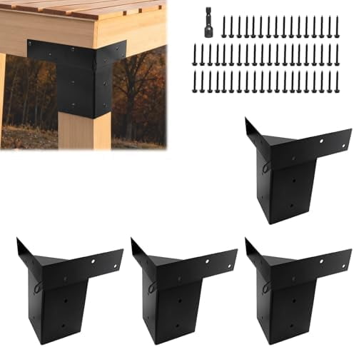 4 Pcs Deer Stand Brackets 4"x 4" with Strong Load Support, Deer Stand ...