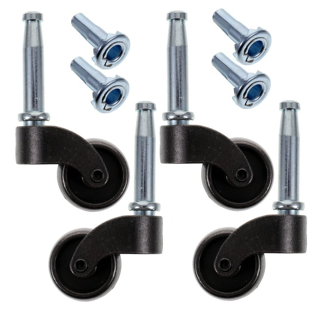 4 Pcs Desk Chair Rod Wheel Office Wheels Heavy Duty Gaming Caster ...