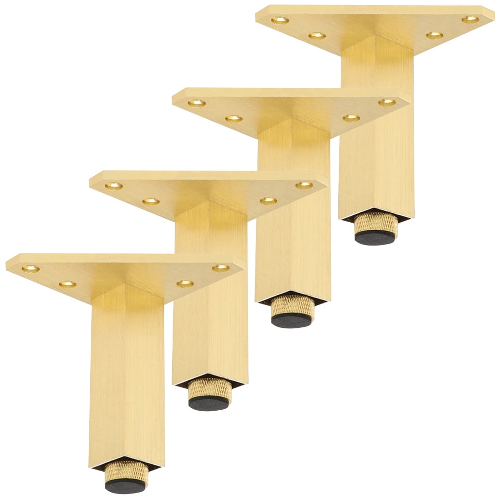 4 Pcs Desk Legs Furniture Leg Couch Legs Foot Pads Leveling Legs Pads ...