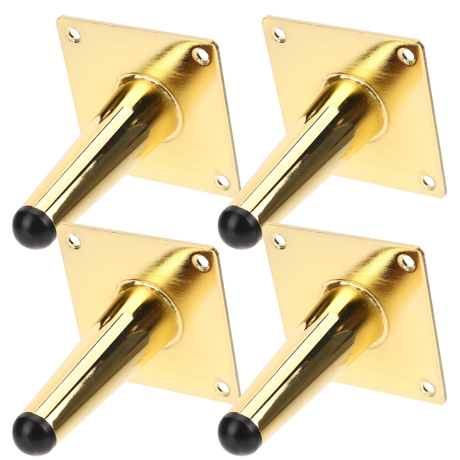 TABLZONE Furniture Legs Golden Iron 4Pcs 3.93x3.14x3.14in - Walmart.com