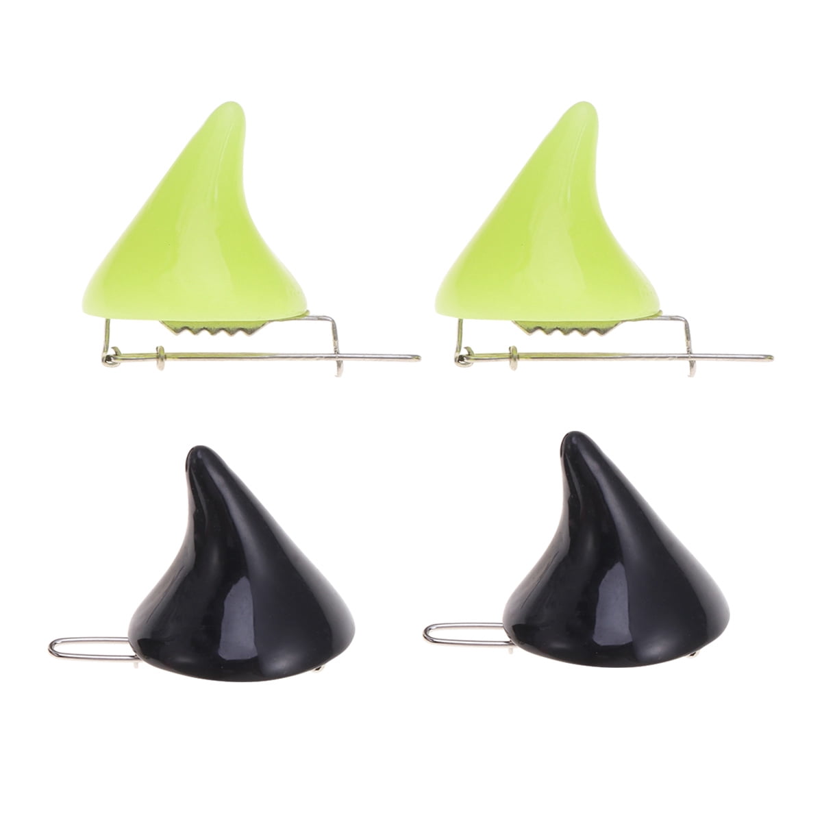 4 Pcs Devil Hair Clips for Kids Horn Gothic Women's Child Black ...