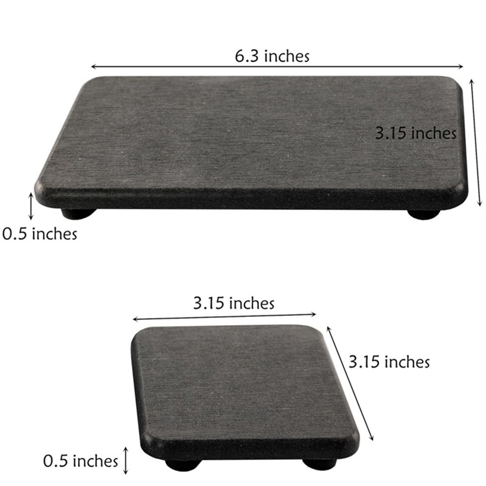 4 Pcs Diatomite Tray- Fast Drying Water Absorbent Trays For Home ...