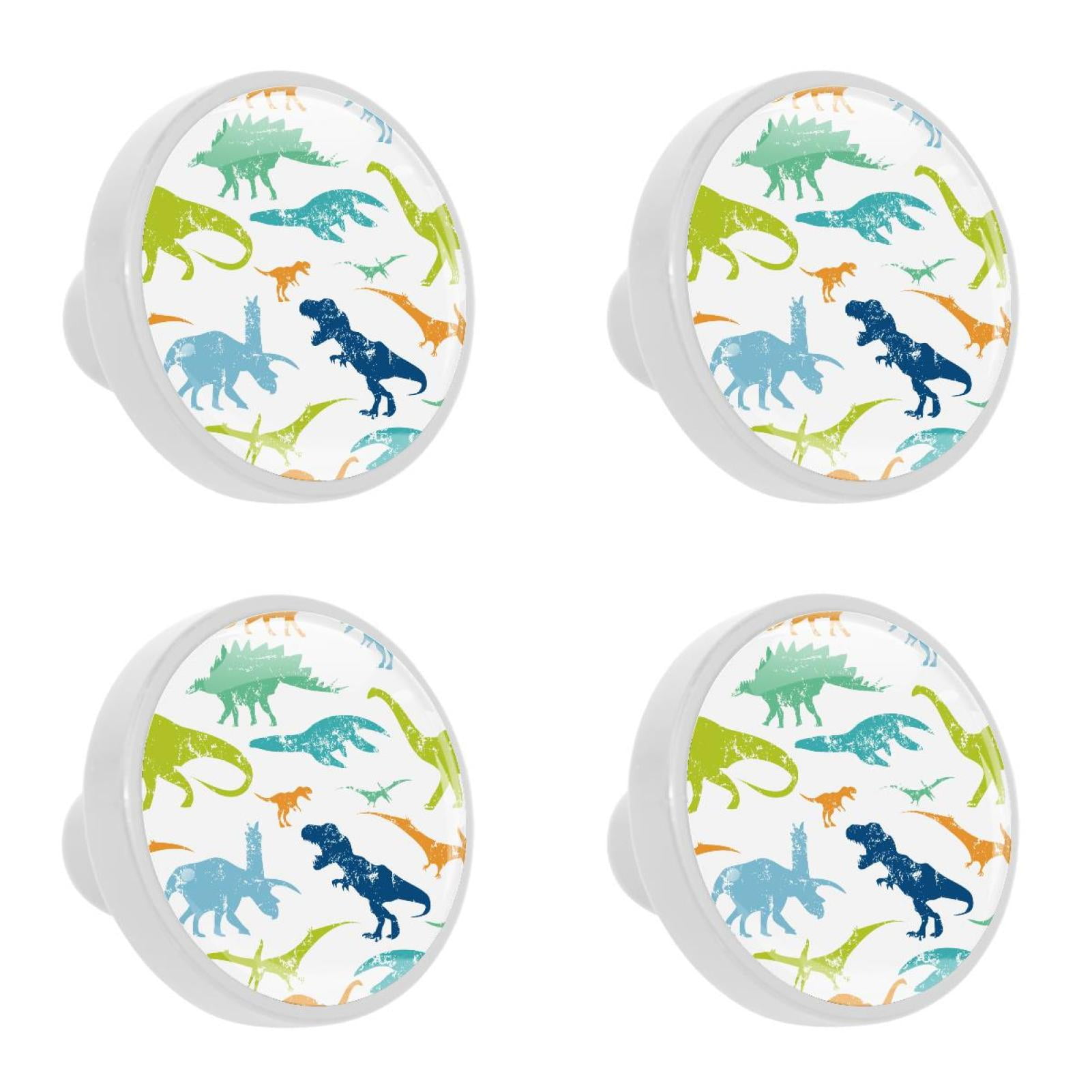 4 Pcs Dinosaur Knobs for Kitchen Cabinet Cupboard Dresser Bookcase ...