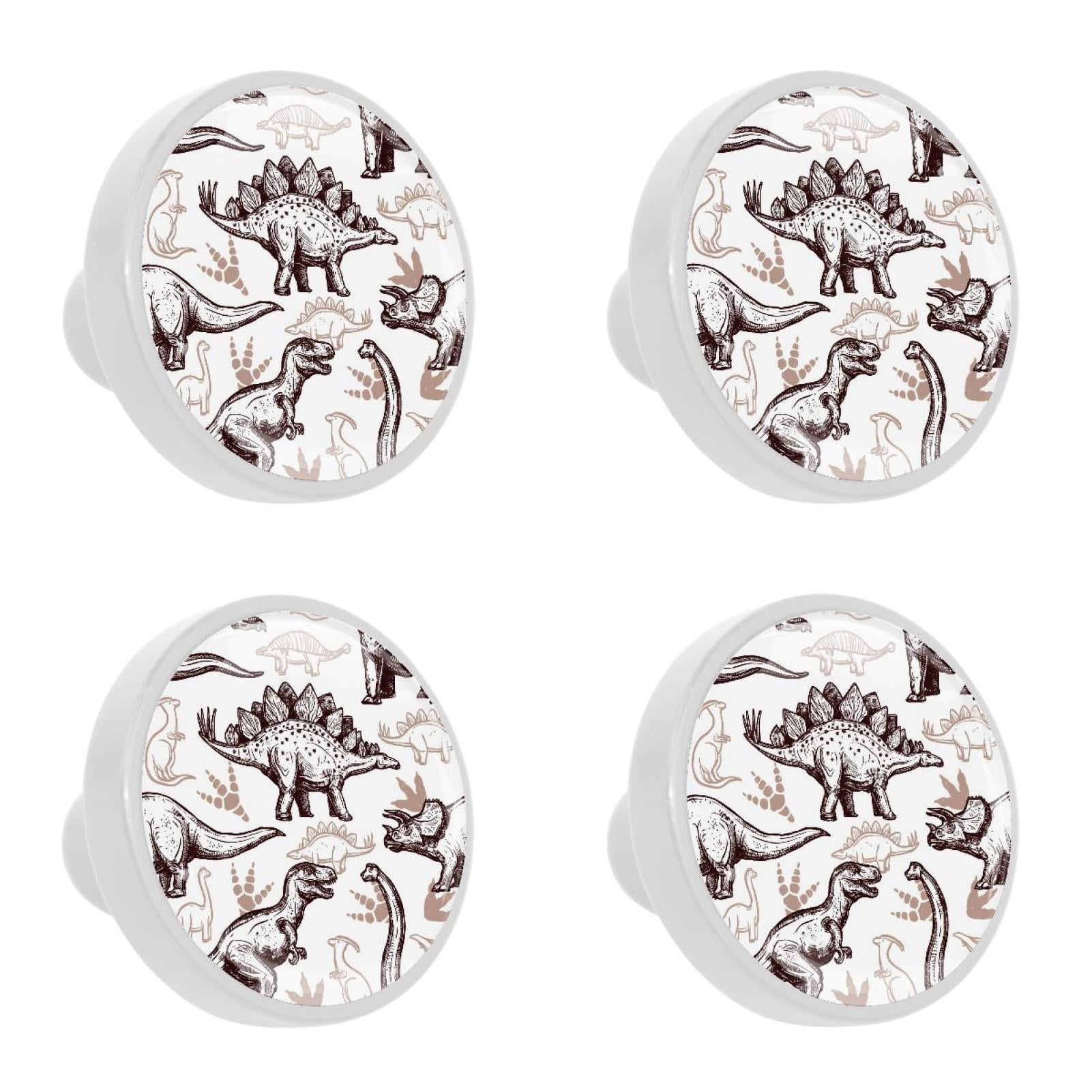 4 Pcs Dinosaur Knobs for Kitchen Cabinet Cupboard Dresser Bookcase ...
