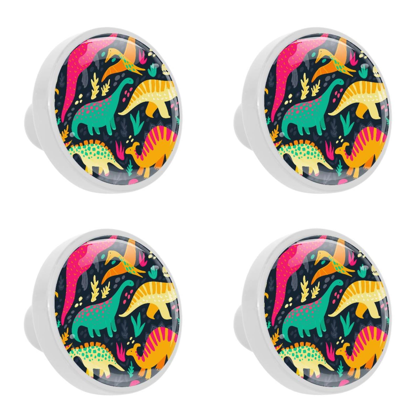 4 Pcs Dinosaur Knobs for Kitchen Cabinet Cupboard Dresser Bookcase ...