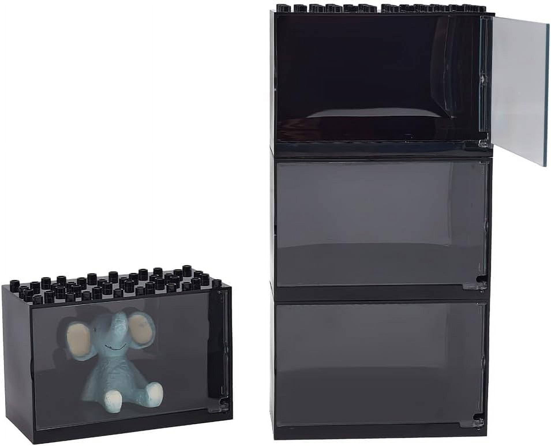 4 Pcs Display Case for Minifigure 4x2x2.7 Inches Black Display Box ...