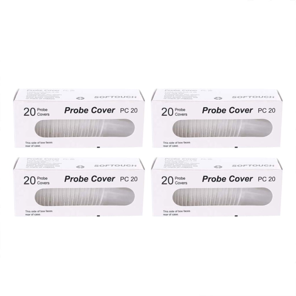 4 Pcs Disposable Ear Thermometers Probe Covers, Soft Ergonomic Earmuffs ...