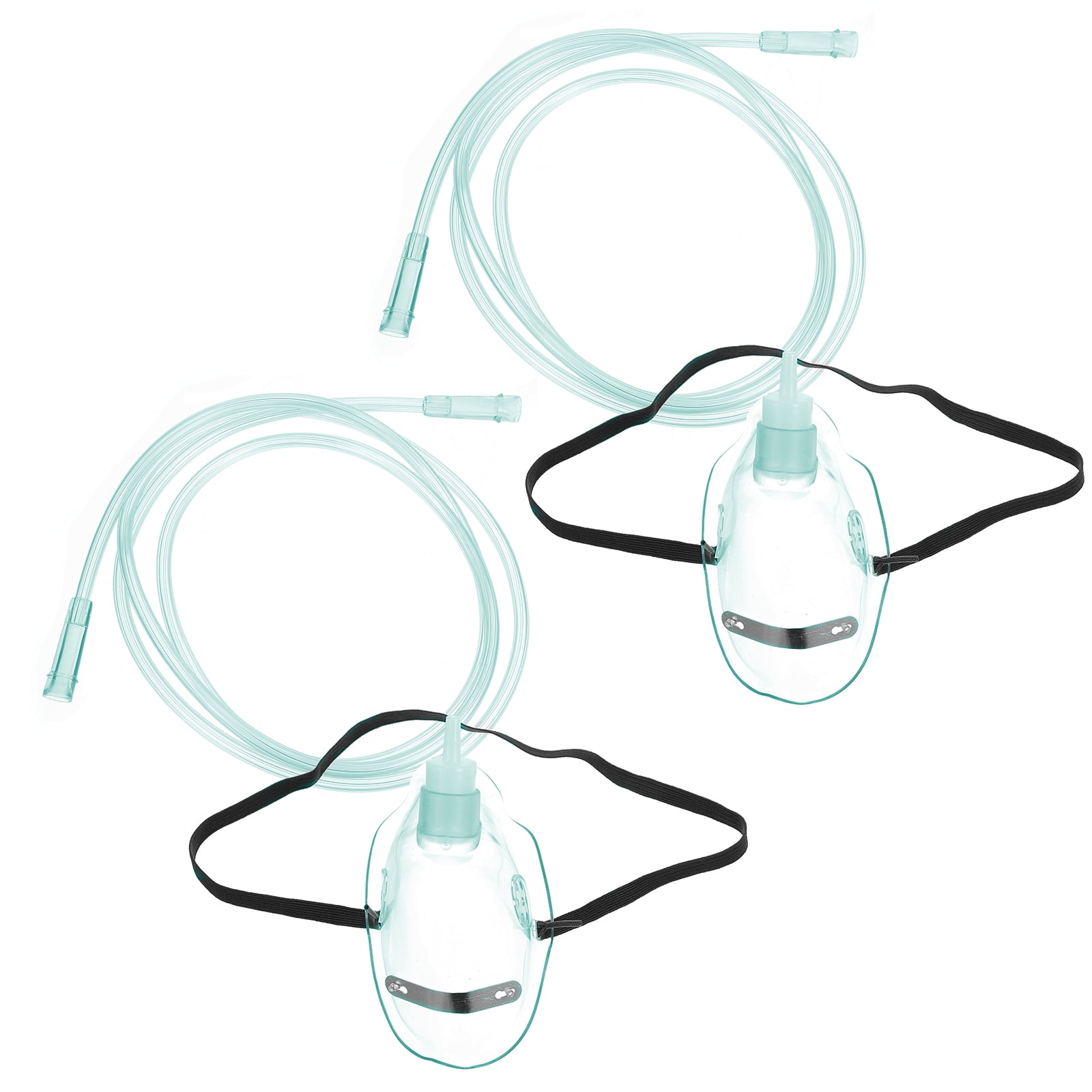 4 Pcs Disposable Medical Oxygen Mouth And Nose Masks for Emergency (Sky ...