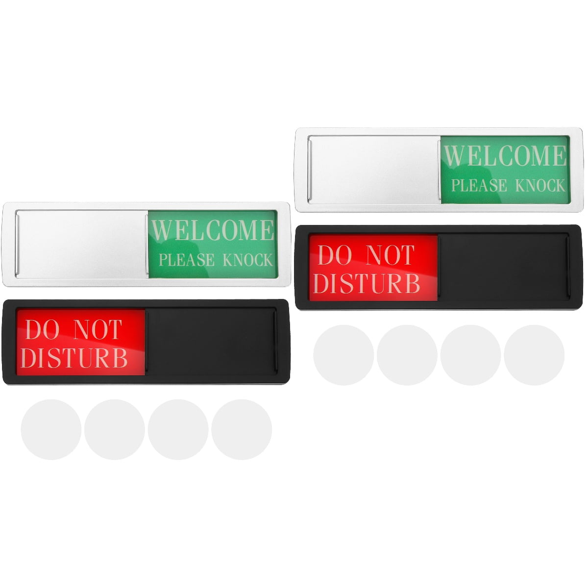 4 Pcs Do Not Disturb Indicator Slider Conference Sign Emblems Slogan ...