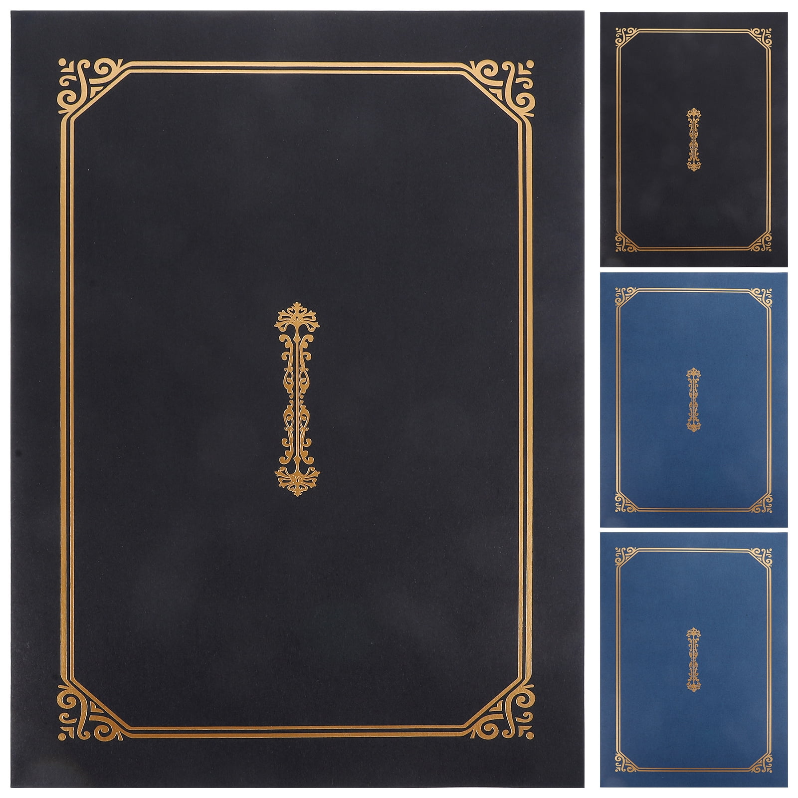 4 Pcs Document Covers Award Honor Certificate Set - Walmart.com