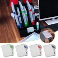 4 Pcs Document Storage Box Clear Plastic Filing Case, Portable Folder ...
