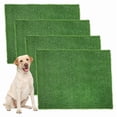4 Pcs Dog Grass Pads for Dogs 18" X 23" Artificial Washable Heavy ...