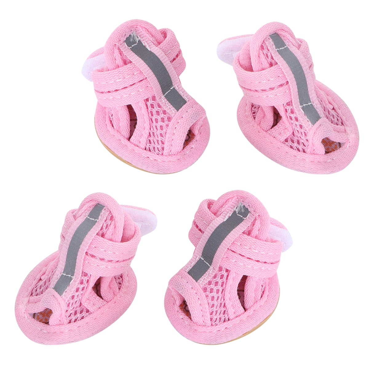 4 Pcs Dog Sandal Shoes Socks Tiger Toes Non-slip for Dogs Hot Pavement ...