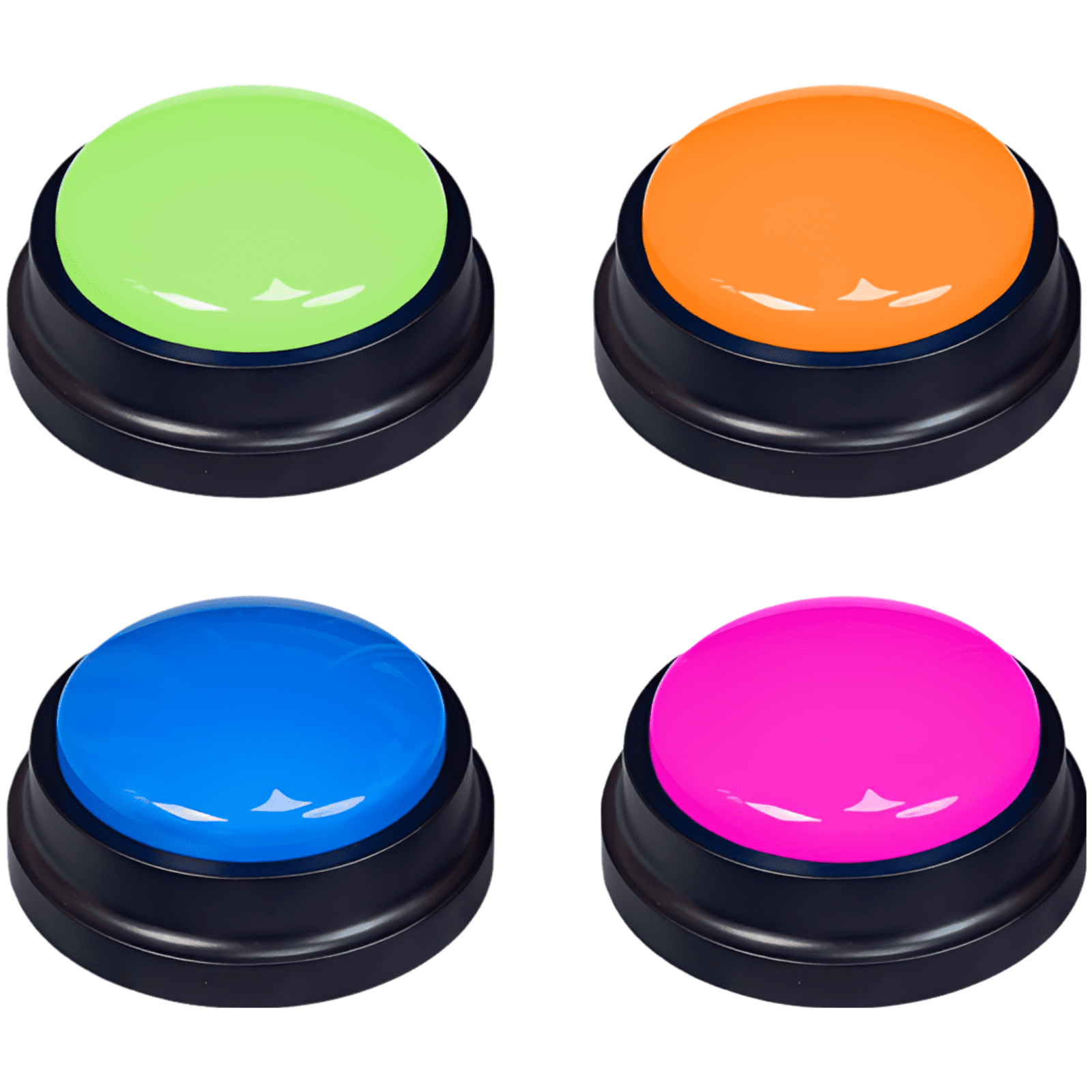 4 Pcs Dog Talking Buttons for Communication, Recordable Voice Command ...