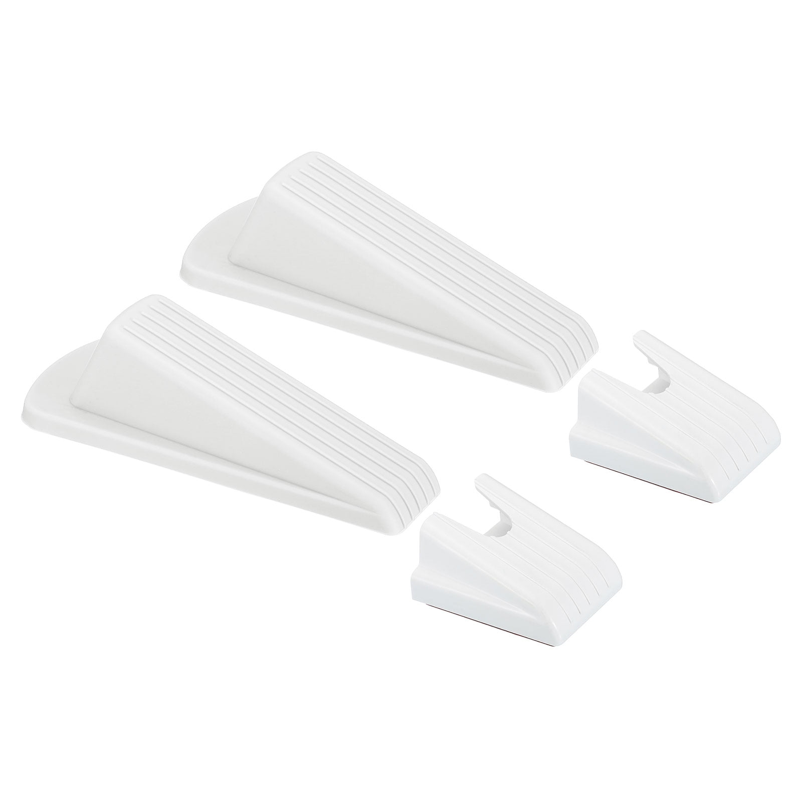 4 Pcs Door Stoppers, Door Stop Doorstop Rubber Door Stopper Wedge Large ...