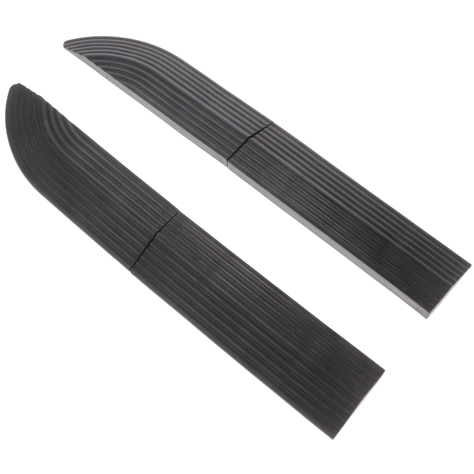 4 Pcs Door Transitioning Ram Vacuum Ramp Car Robot Threshold Black ...