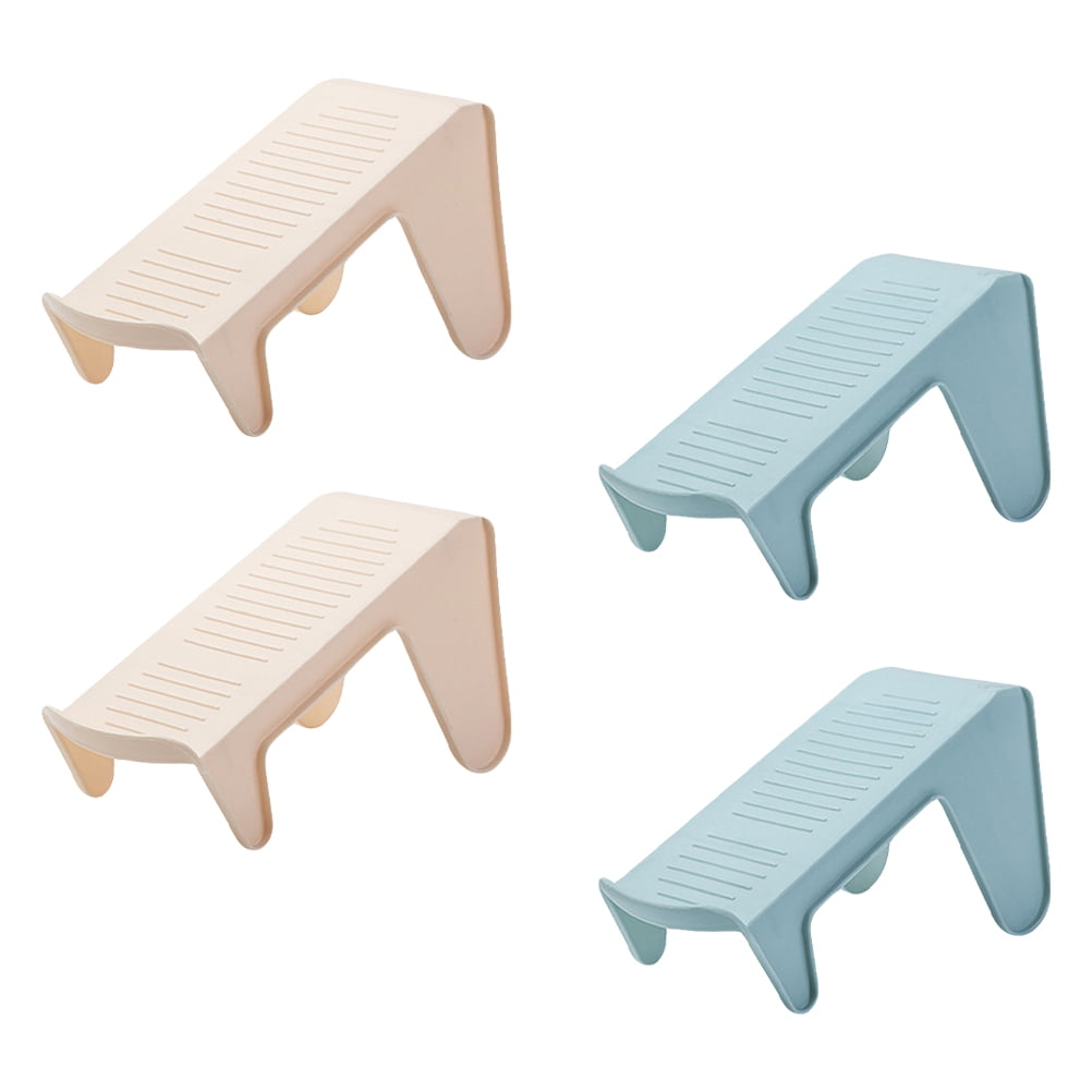 BESTYASH Shoe Racks for Entryway Blue PP 4Pcs - Walmart.com