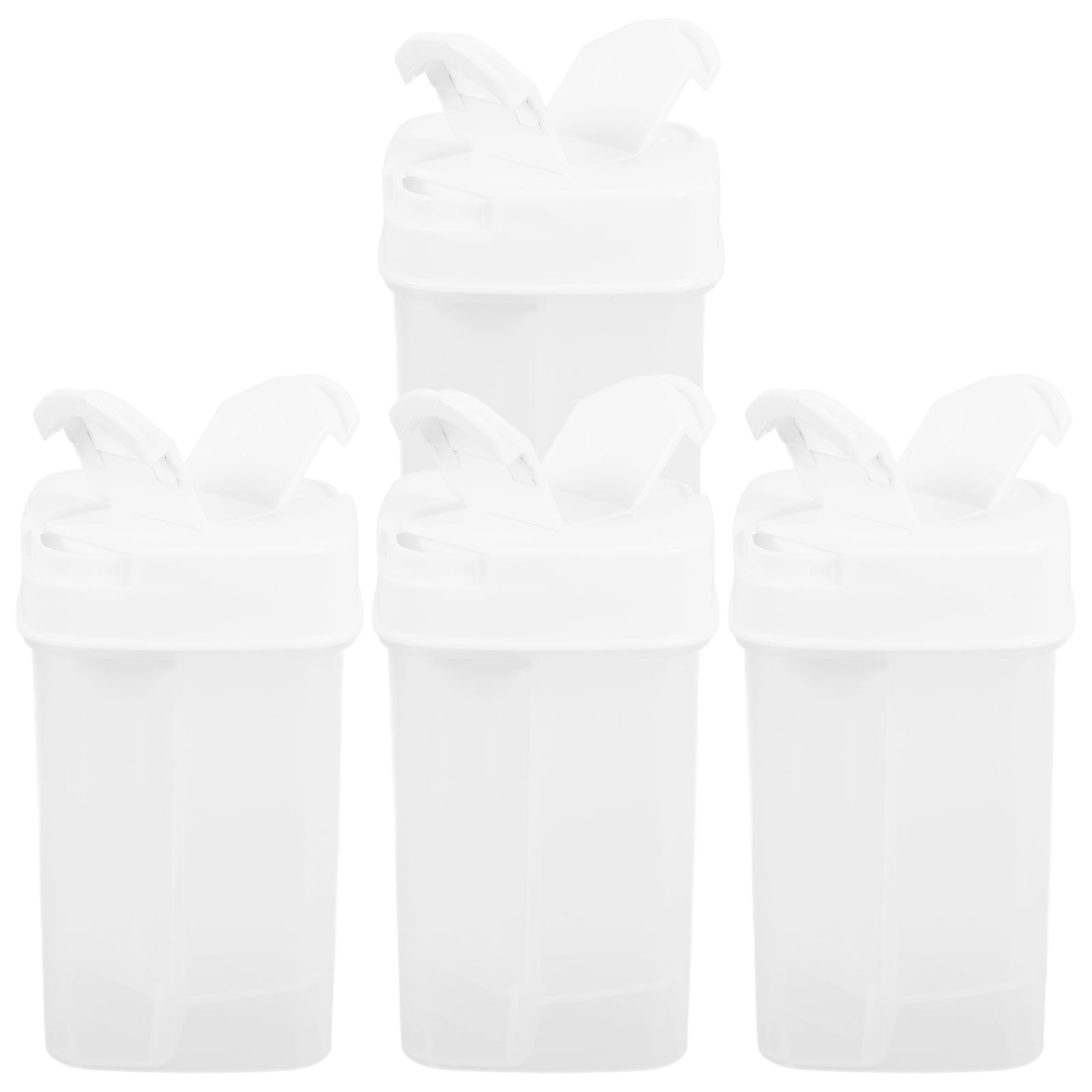 4 Pcs Double Lid Seasoning Box Bottles Travel Salt and Pepper Sugar Jar ...