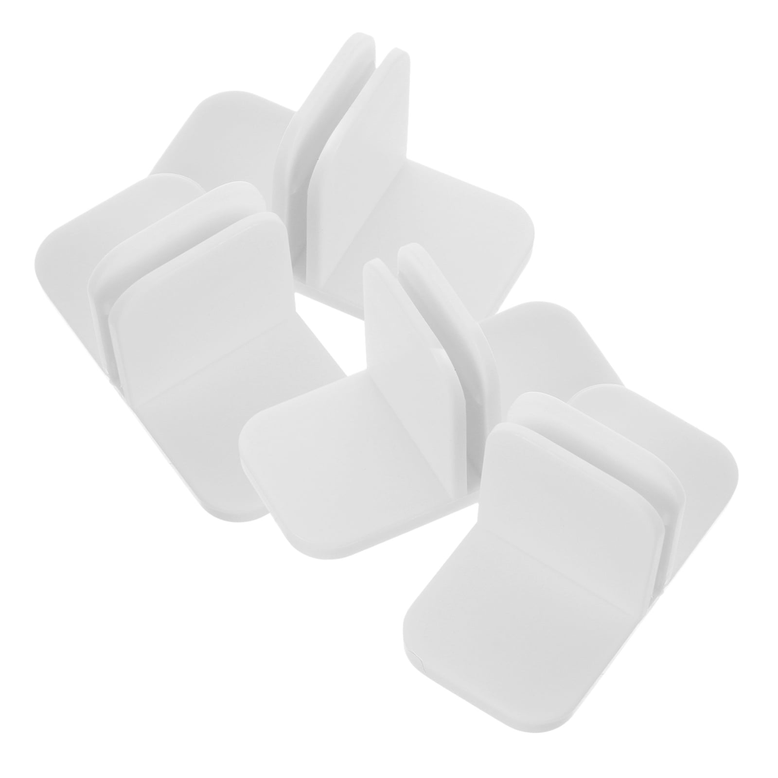 4 Pcs Drawer Panel Retaining Clip 4.00X2.30X2.00CM White - Walmart.com