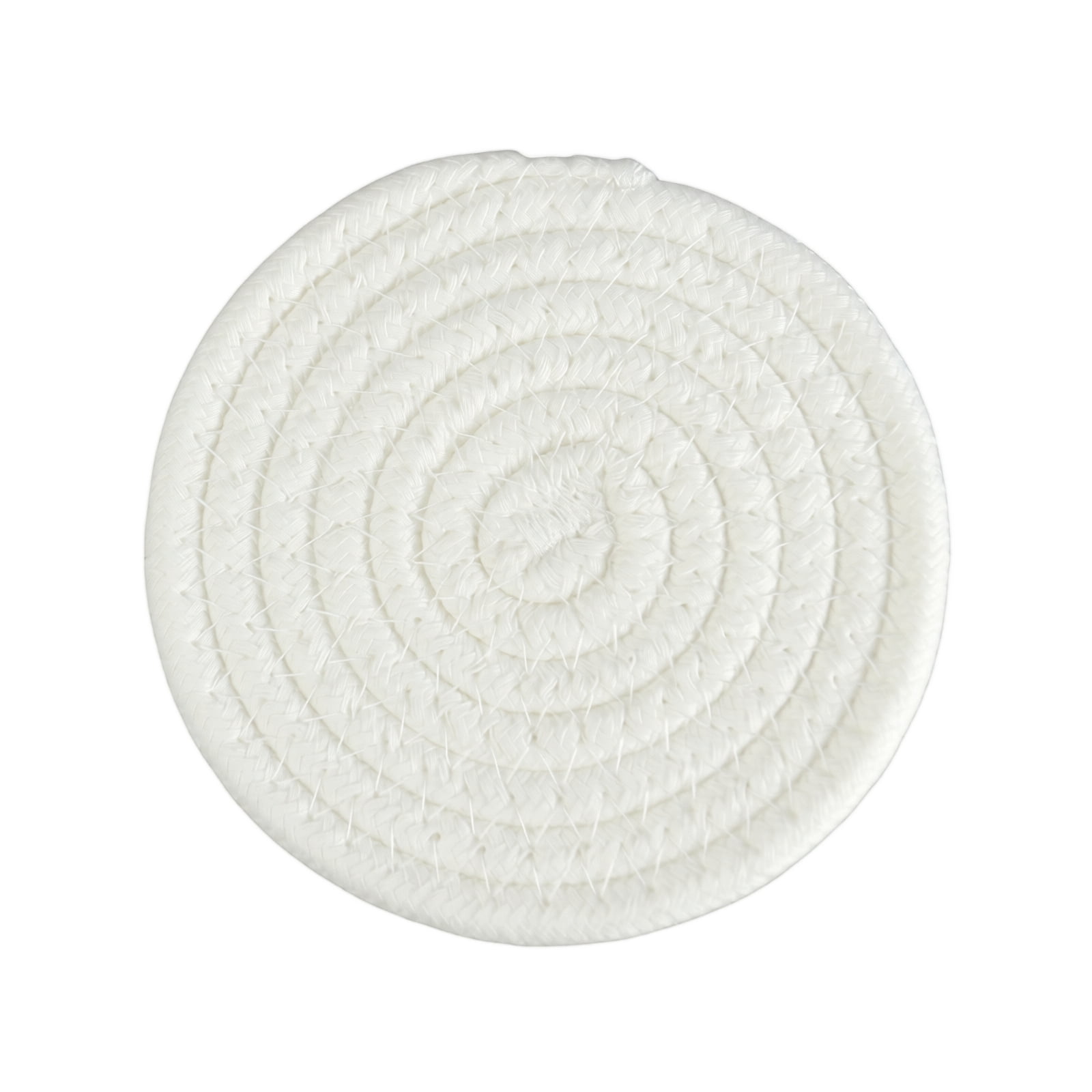 4 Pcs Drink , Minimalist Cotton Woven Coaster Set, 4 Colors Absorbent ...