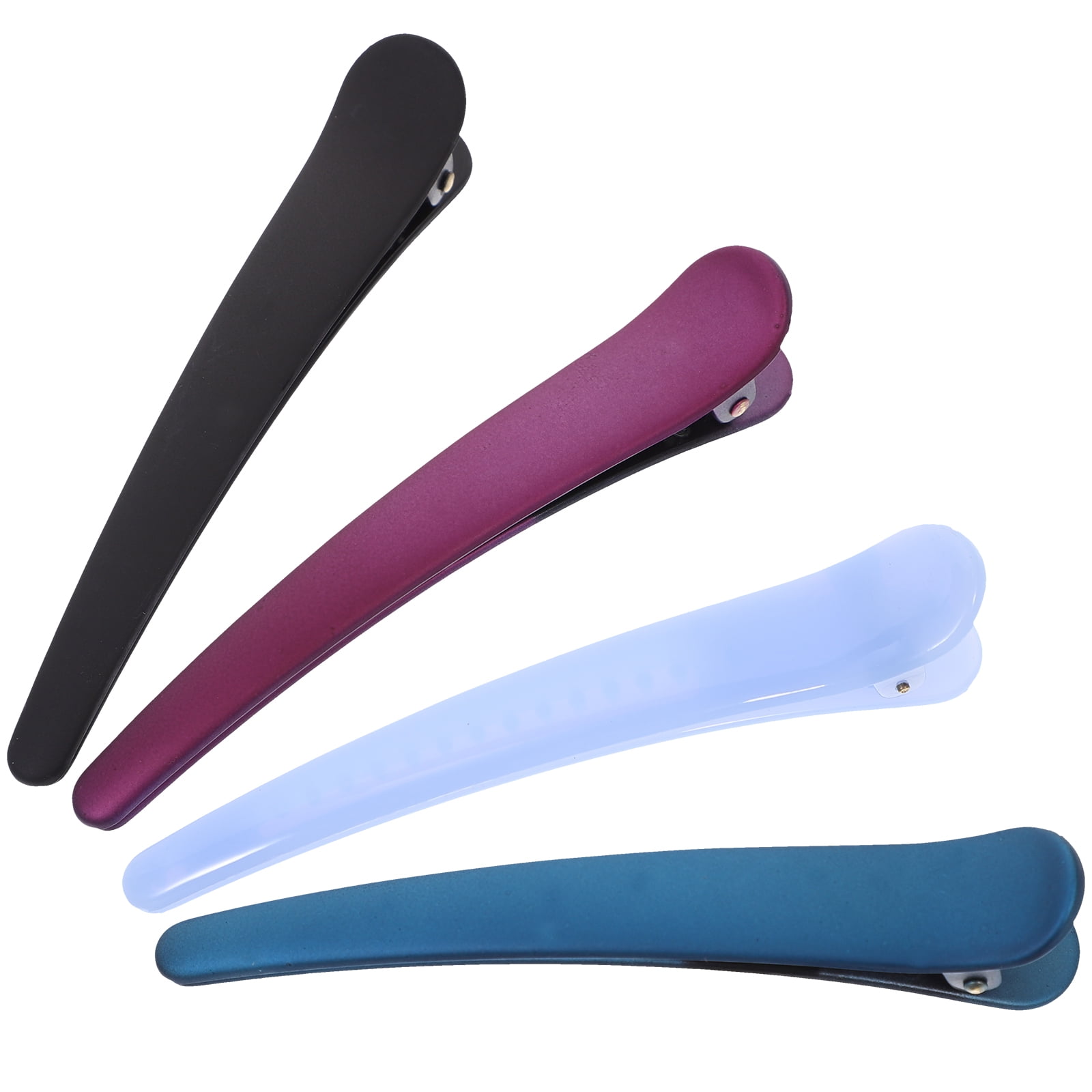 4 Pcs Duck Bill Hair Clip Plastic Tangle Simple Design Hair Clips Baby ...