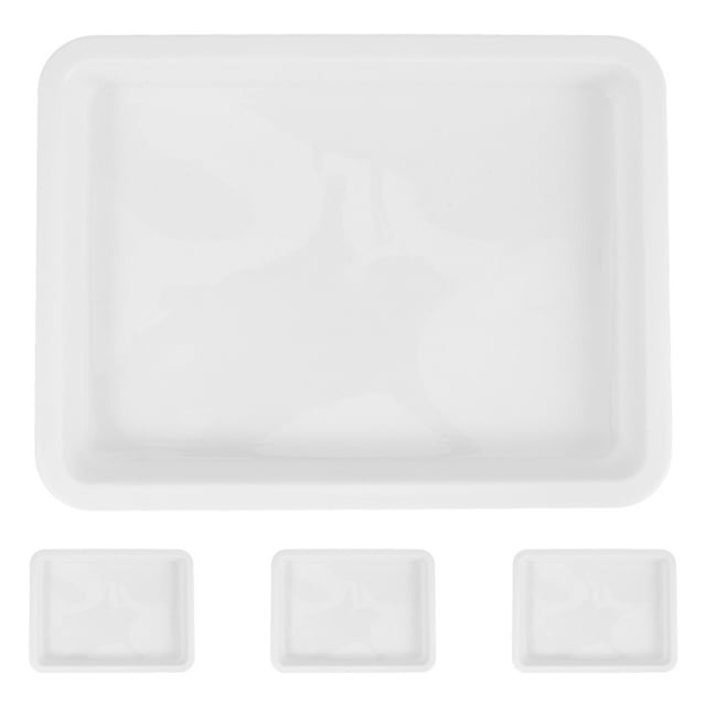 4 Pcs Durable Plastic Laboratory Trays With Acid And Alkali Resistance ...