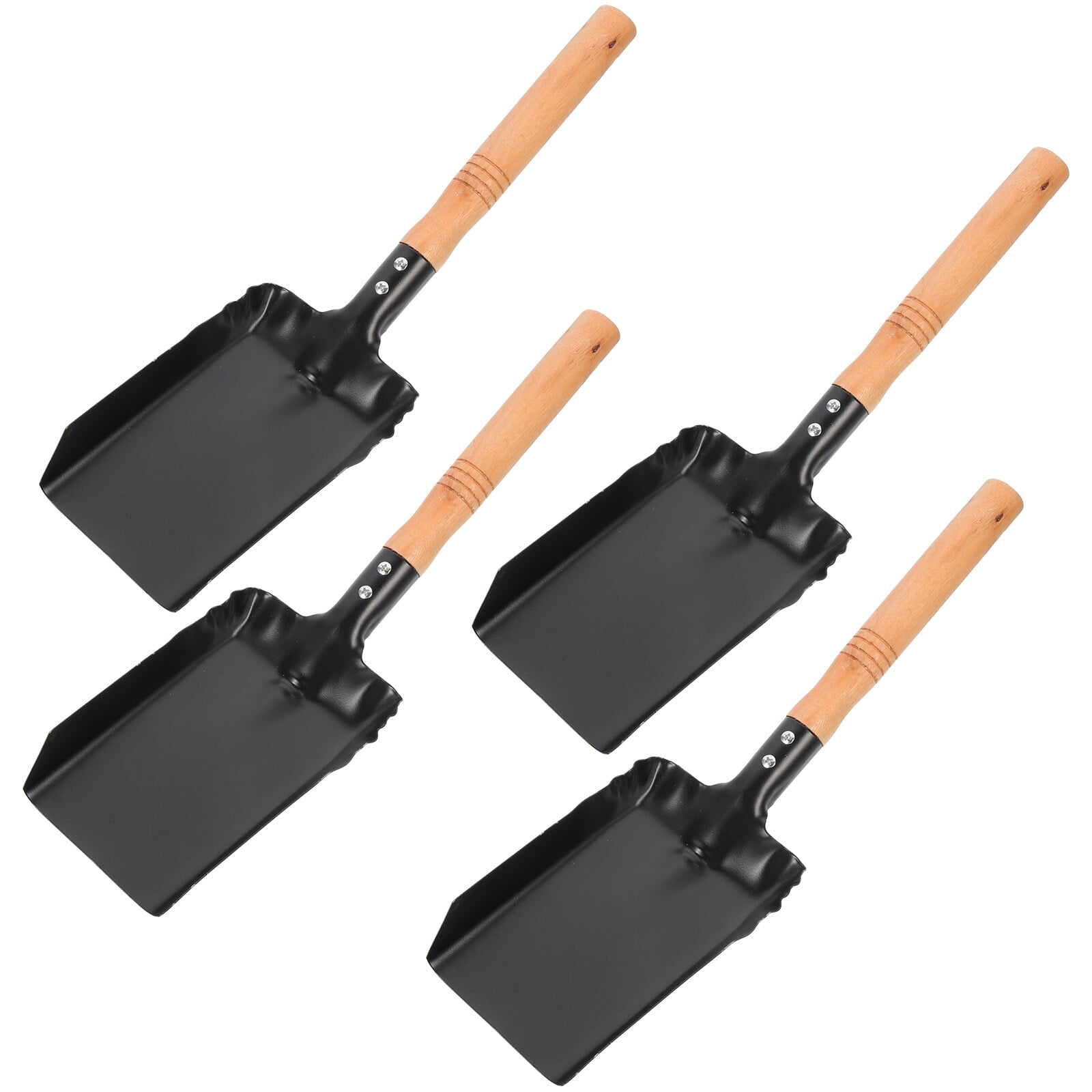 4 Pcs Dustpan Slag Shovel Fire Pit Shovel Stove Coal Shovels Fireplace ...