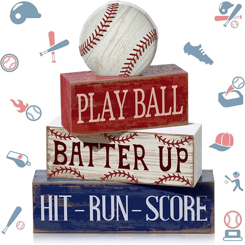 4 Pcs Easter Decorations He Is Risen Wooden Sign Christian Table ...