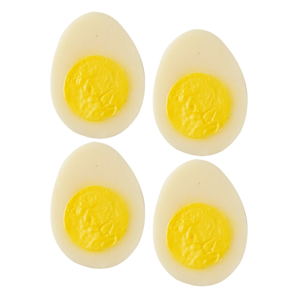 Worgeous Boiled Egg Model Made of PVC for Playing Yellow Color Perfect ...
