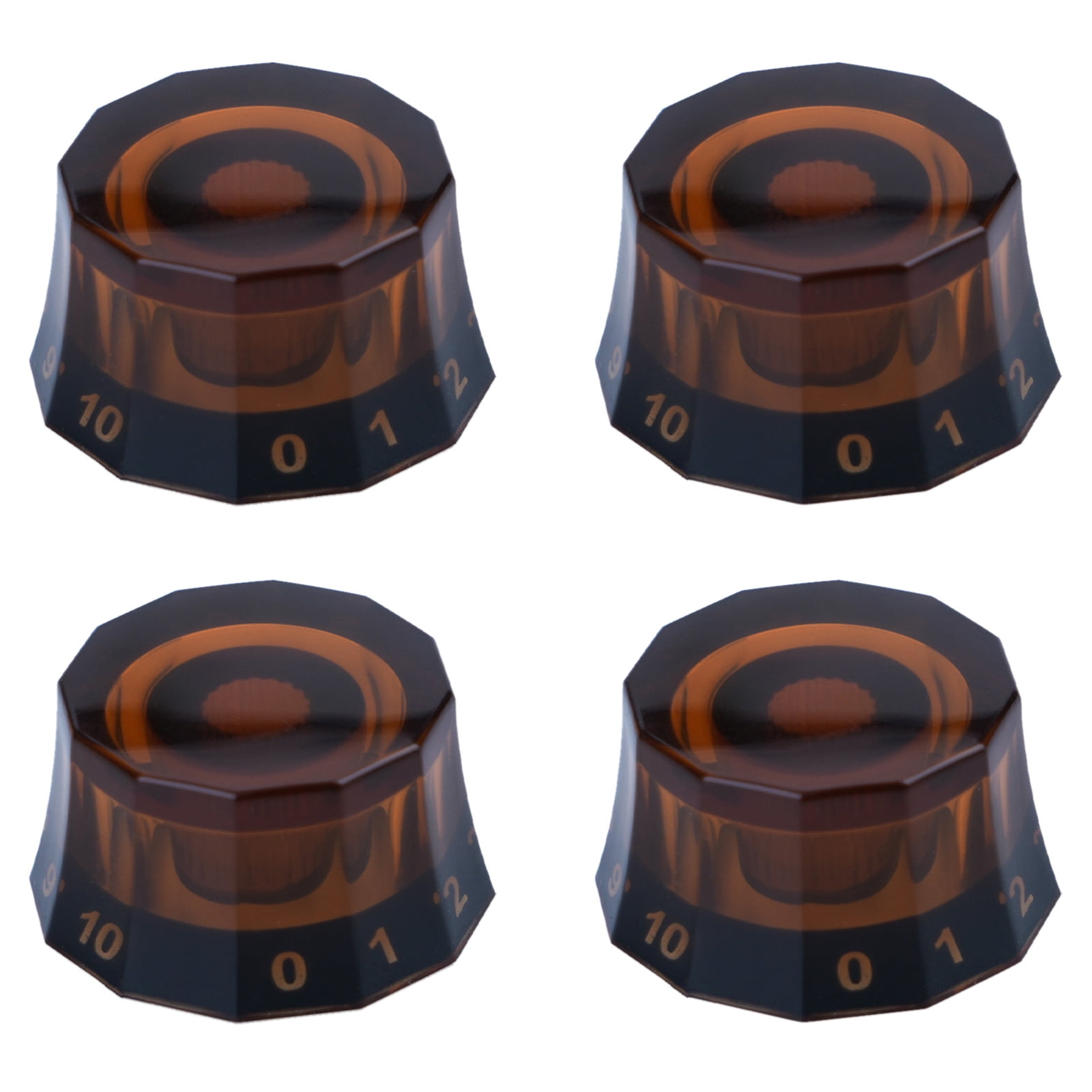 4 Pcs Electric Guitar Knobs Potentiometer Cap Acrylic Knobs Cover ...