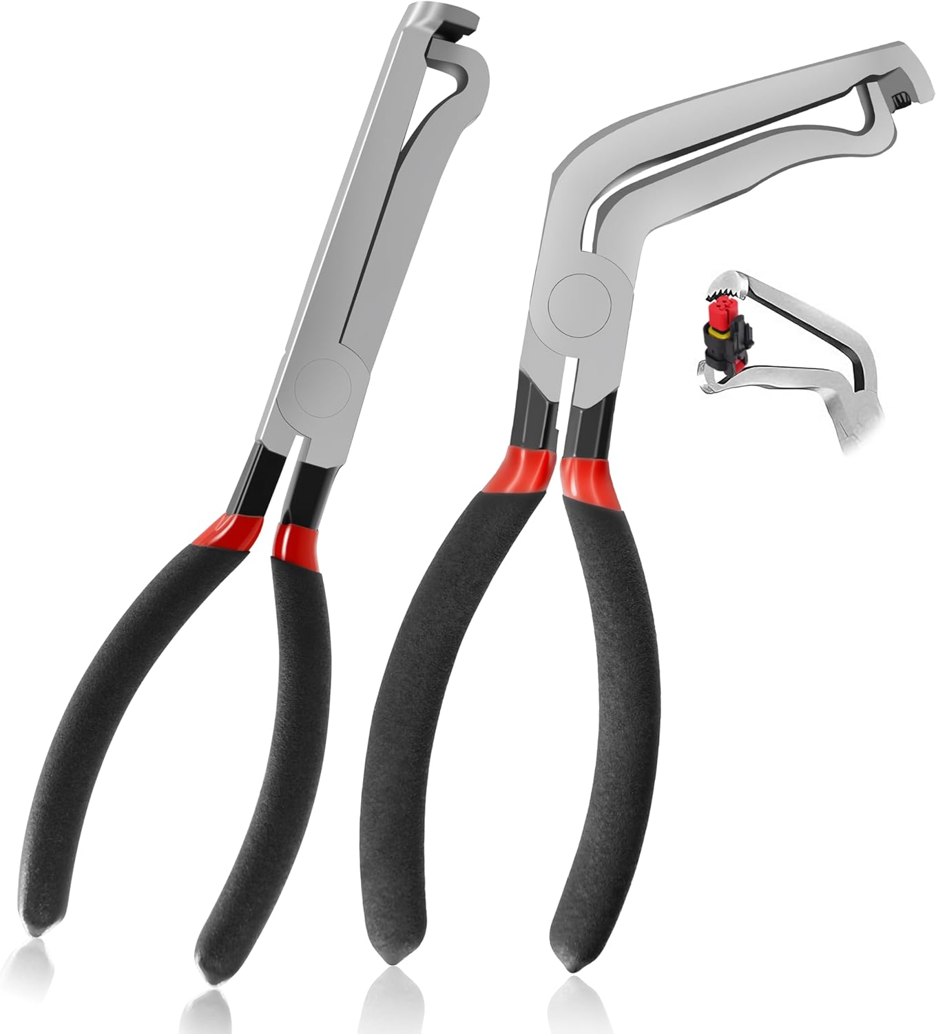 4 Pcs Electrical Disconnect Pliers for Cars，60 Degree Connector Pliers ...