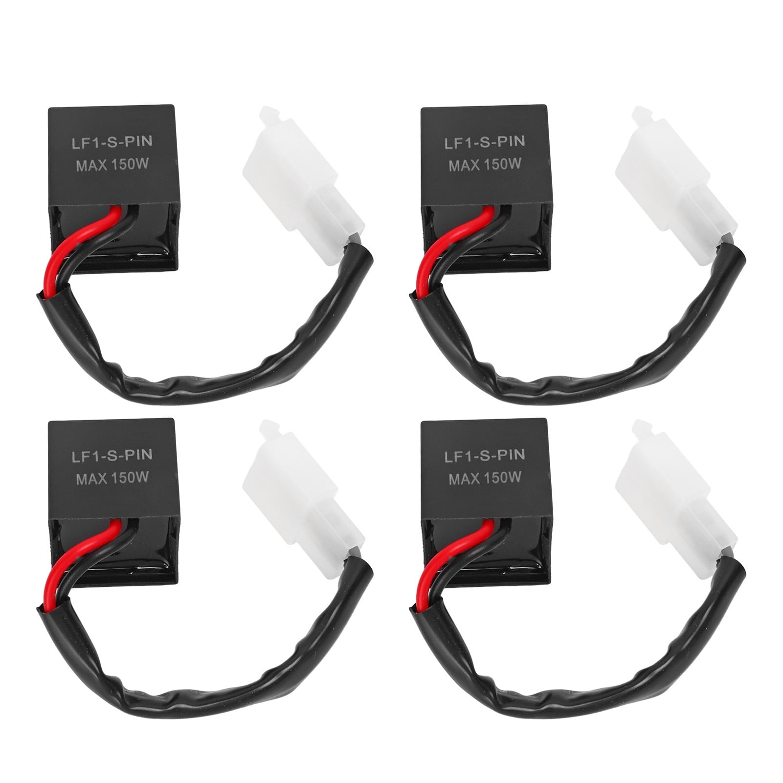 4 Pcs Electronic LED Flasher Relay 2 Pin 150W Waterproof LED Turn ... 4 Pcs Electronic LED Flasher Relay 2 Pin 150W Waterproof LED Turn ...