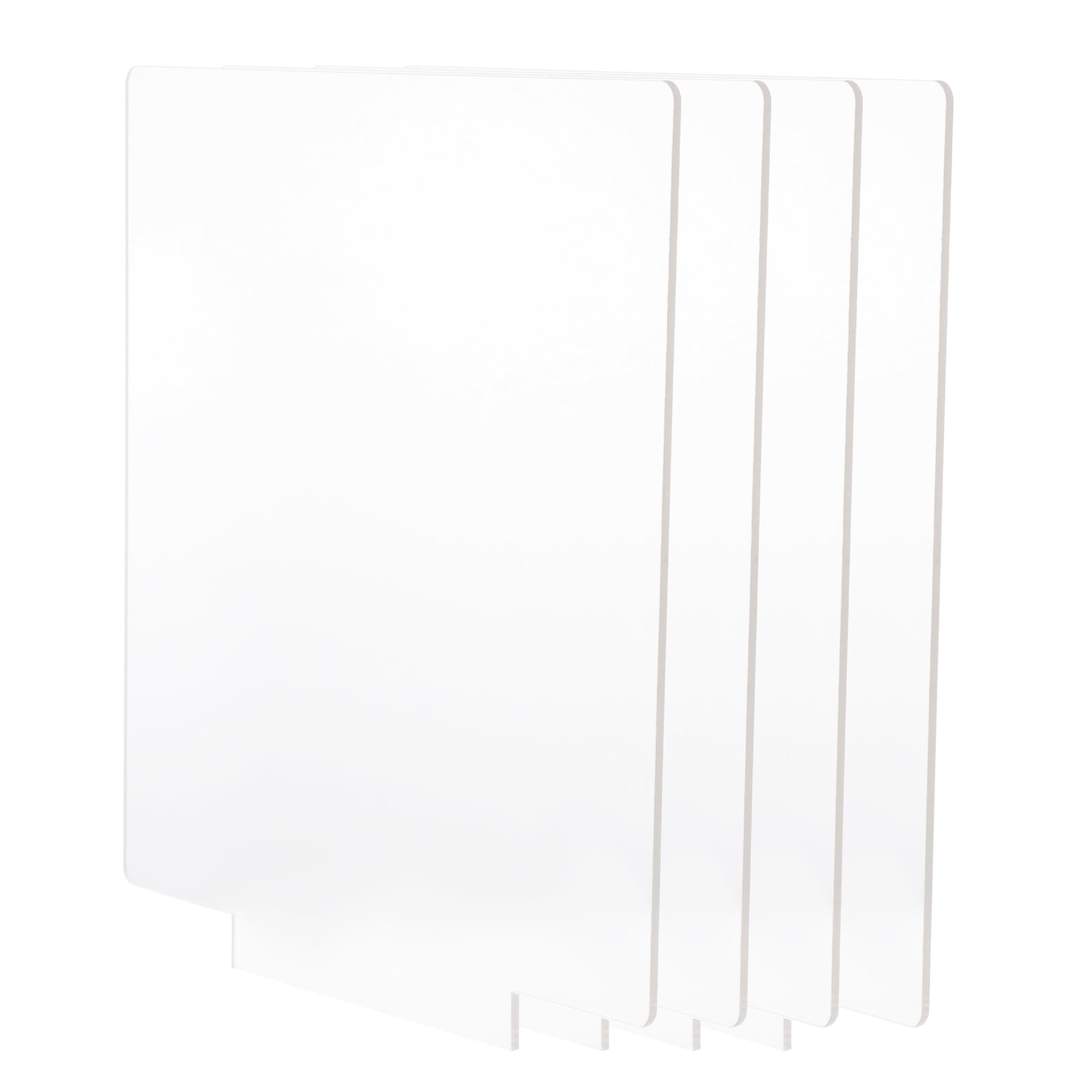 4 Pcs Emblems Christmas DIY Acrylic Lamp Base LED Light Plate Board ...