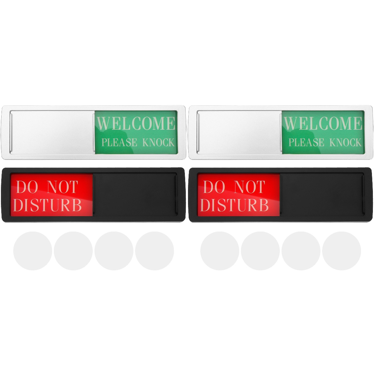4 Pcs Emblems Do Not Disturb Sign Slider Slider Welcome Privacy Sign ...