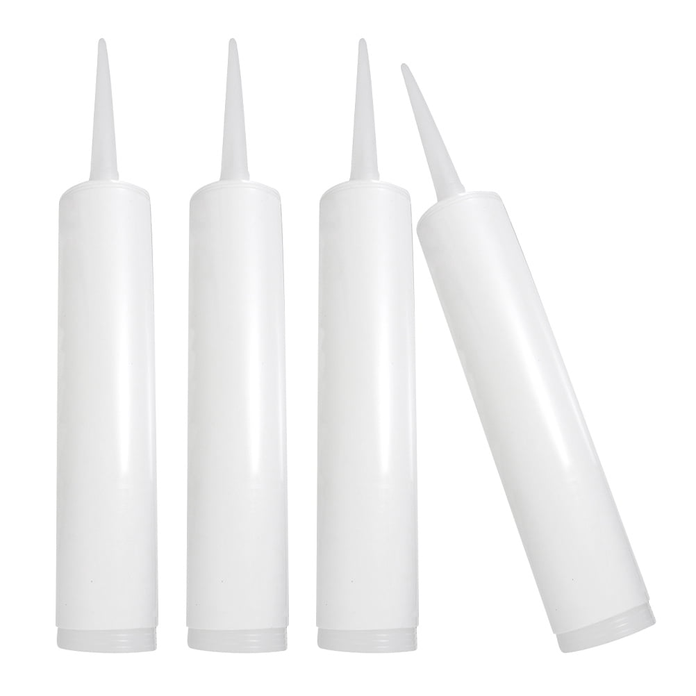 4 Pcs Empty Sealant Caulking Tubes for Floor Tiles Empty Caulk Tube ...