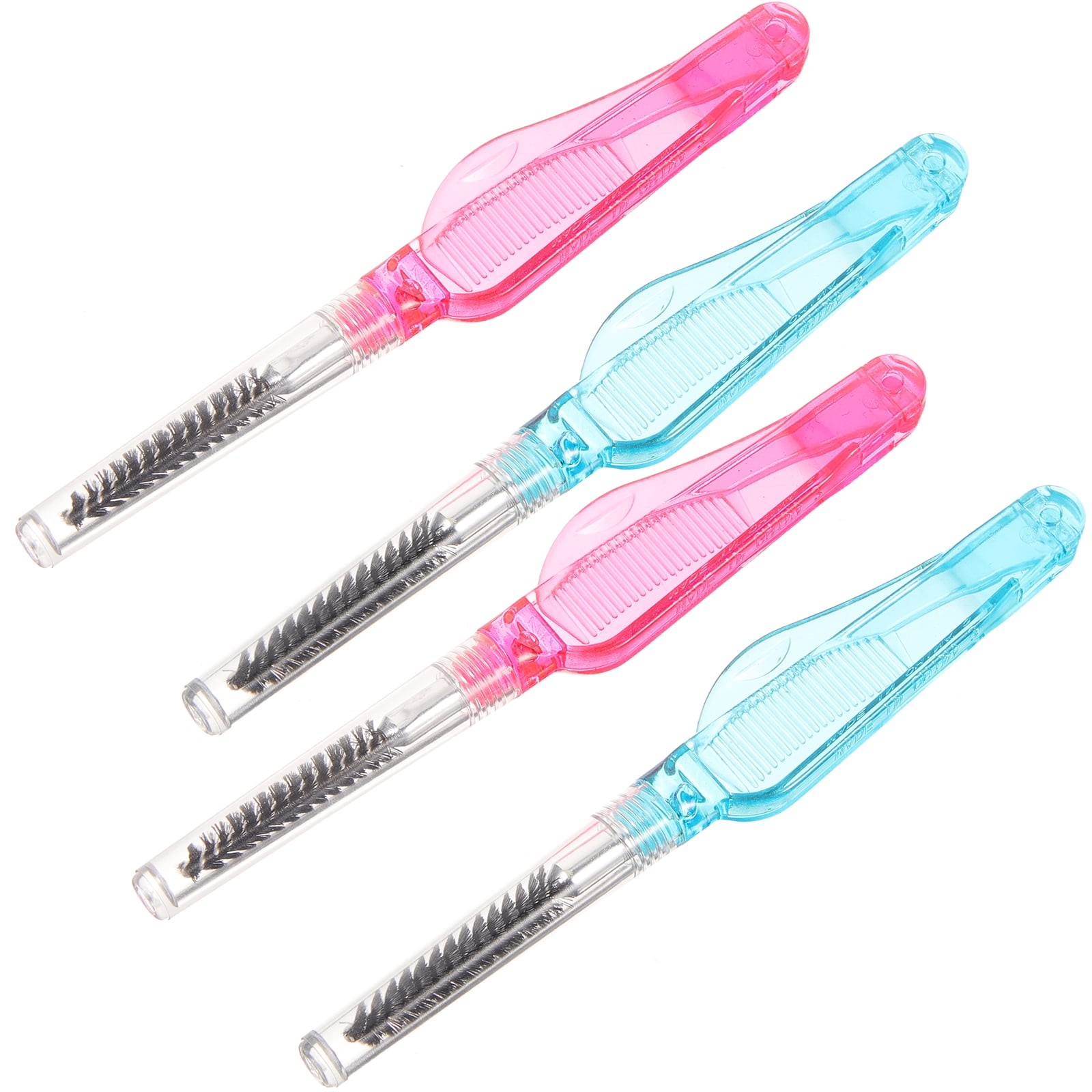 4 Pcs Eyelash Brush and Comb Mini Eyelash Brush Mini Eye Lashes Brush ...