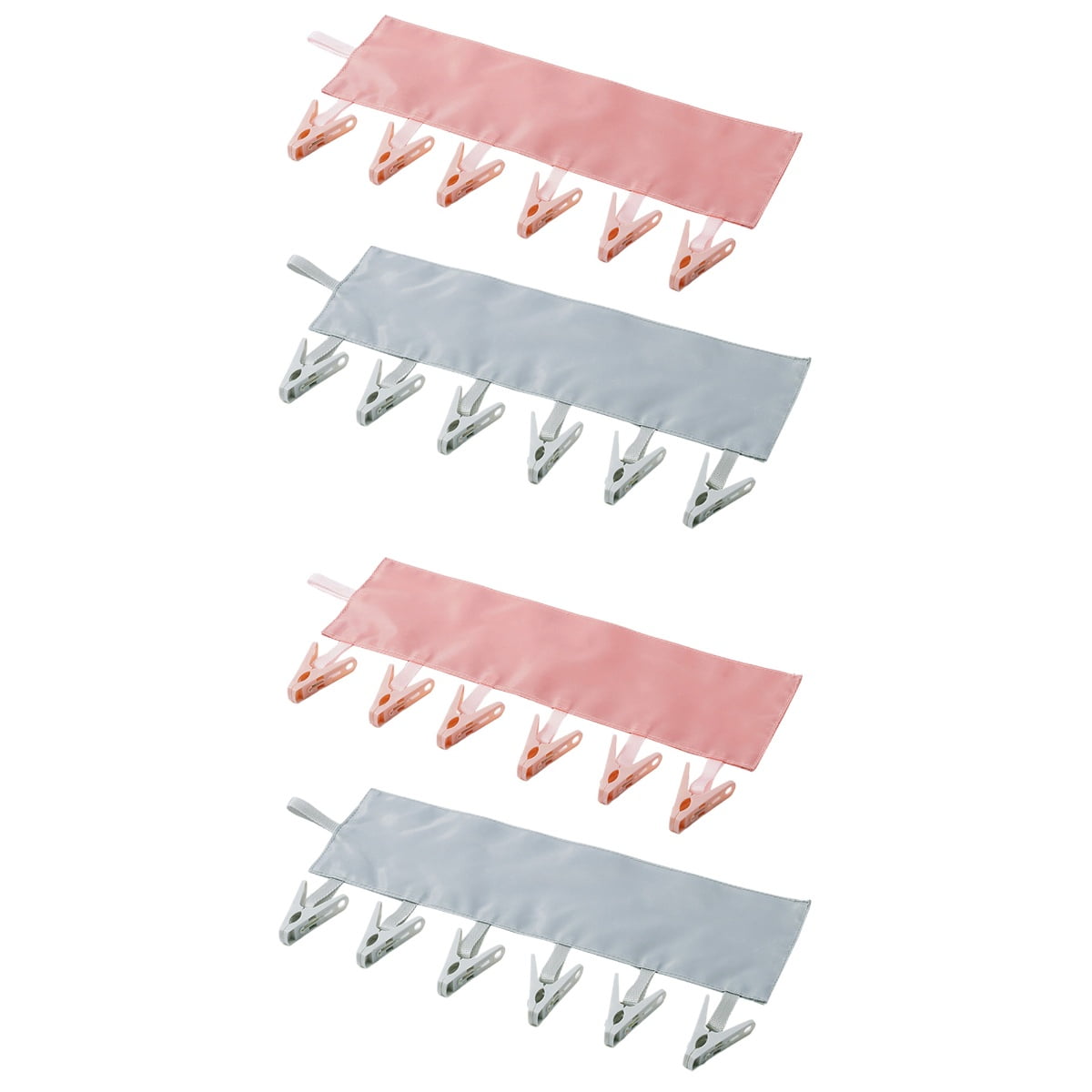 4 Pcs Fabric Hanger Drying Rack Clips for Hangers Underwear Clip ...