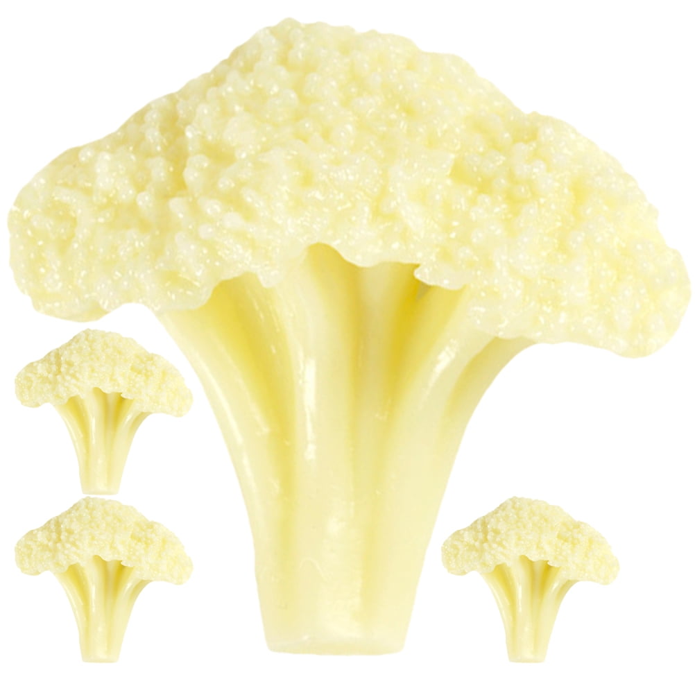 4 Pcs Fake Cauliflower Vegetable Model Lifelike Models - Walmart.com